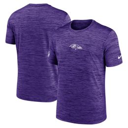 Nike Damen T-Shirt "Nike T-Shirt Baltimore Ravens Nike Velocity SS", lila, Gr. S, 100% Polyester, Shirts