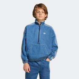 Kinder Jeansjacke "JACKET", blau, Gr. 164, adidas originals, Obermaterial: 100% Baumwolle, Jacken
