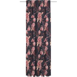 Vorhang Adam, B:142cm H:175cm, bunt, Jacquard, Baumwolle, Wohnzimmer, Gardinen, "Eden", aus 100% Bio-Baumwolle