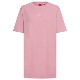 HUGO UNDERWEAR Damen Nachthemd, Gr. XXL, rosa, Single Jersey, Obermaterial: 93% Baumwolle, 7% Elasthan, unifarben, Basic, Kleider,