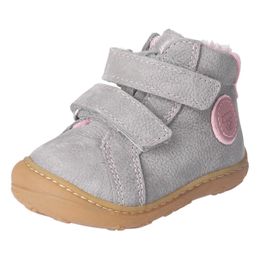 Baby Lauflernschuh "Gedo WMS: normal", Pepino BY RICOSTA, Gr. 24, grau, Leder, casual, Schuhe, Barfu&szlig;schuh mit hochgezogener Zehenkappe,