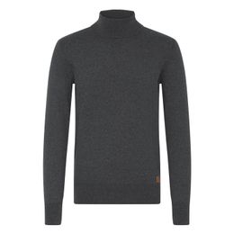 Blend Herren Rollkragenpullover "Rollkragenpullover BHFibes"charcoal mix, Gr. XXL, Obermaterial: 70% Baumwolle CO recyc.. 30% Polyester Pol. recyc..,