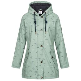 ANKERGLUT Damen Regenjacke "Friesennerz HALIFAX UMBRELLA", grau, Gr. 38, Obermaterial: 100% Polyurethan; Futter: 100% Polyester, Jacken, auch in