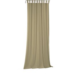 Vorhang WIRTH, B:130cm H:175cm, braun, Jacquard, Baumwolle, Polyester, Wohnzimmer, Gardinen, "Newbury"