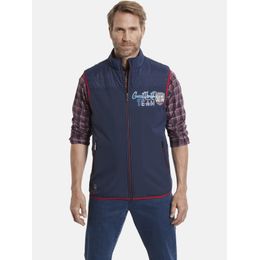 Jan Vanderstorm Herren Softshellweste "Outdoorweste HAAKON", blau, Gr. 56, Obermaterial: 100% Polyester COOLMAX PES(Coolmax)., Westen
