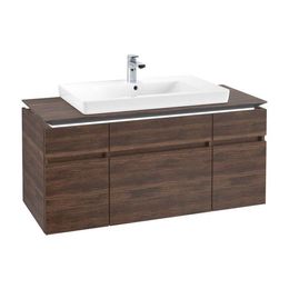 Villeroy & Boch Villeroy & Boch Legato Waschtischunterschrank B697L0VH 120x55x50cm, mit LED-Beleuchtung, Arizona Oak
