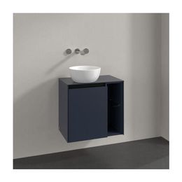 Villeroy & Boch Villeroy und Boch Collaro Waschtischunterschrank C152B0VQ 60x54,8x38cm, Waschtisch links, LED-Beleuchtung 2,9 W, marine blue