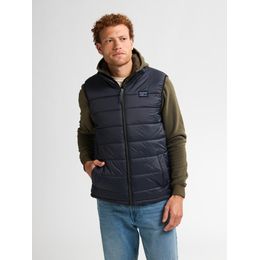 Herren Steppweste, schwarz, Gr. XL, PETROL INDUSTRIES, Web, Obermaterial: 100% Nylon, Westen, Leichtes Material