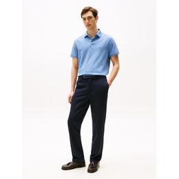 Tommy Hilfiger Herren Poloshirt "1985 REGULAR POLO", blau, Gr. M, Piqu&eacute;, Obermaterial: 96% Baumwolle, 4% Elasthan, Shirts, aus Piqu&eacute;