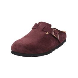 Rohde Damen Hausschuh "Rohde Hausschuhe Leder", Gr. 36, lila, Leder, Schuhe