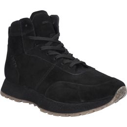 Josef Seibel Herren Stiefelette "Adrian 02, schwarz", Gr. 46schwarz, Obermaterial: 100% Rindsleder Leather cow., Schuhe