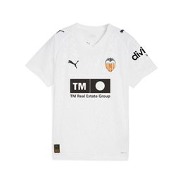 Puma Mädchen Trainingsshirt "Valencia CF 25/26 Heimtrikot Jugendliche", weiß, Gr. 152, 100% Polyester, Shirts