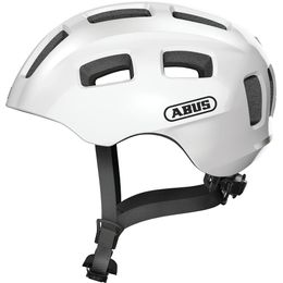 Abus Kinderfahrradhelm "YOUN-I 2.0", M Kopfumfang: 52cm - 57cm, weiß, Helme