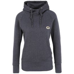 oxmo Damen Kapuzenpullover "Hoodie OXPuja", blau, Gr. XS, Obermaterial: 70% Baumwolle CO. 30% Polyester PES., Sweatshirts