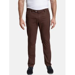CHARLES COLBY Herren Stretch-Hose "Tiefbundhose BARON LESLIE", rot, Gr. 56, Obermaterial: 97% Baumwolle CO. 3% Elasthan EL., Hosen