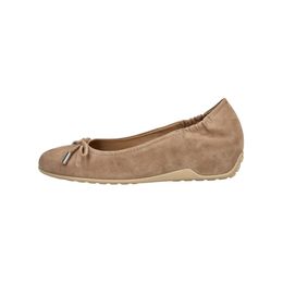 H&ouml;gl H&Ouml;GL Damen Keilpumps "H&ouml;gl Pumps Veloursleder", Gr. 41,5, beige, Veloursleder, Schuhe