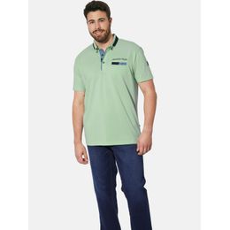 CHARLES COLBY Herren Poloshirt "Poloshirt EARL PENDLEVINE", gr&uuml;n, Gr. XXL, Obermaterial: 50% Baumwolle CO. 50% Polyester COOLMAX PES(Coolmax)., Shirts
