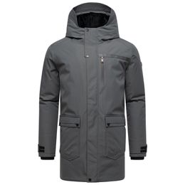 STONE HARBOUR Herren Wintermantel "Netaan XX", grau, Gr. XXXL, Obermaterial: 100% Polyester. Innenfutter: 100% Polyester. Wattierung: 100% Polyester.