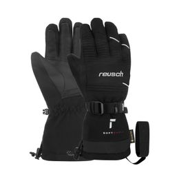 Reusch M&auml;dchen Skihandschuhe "Maxim GORE-TEX Junior", schwarz-wei&szlig;, Gr. 5,5, mehrfarbig, 90% Polyester, 10% Polyurethan, Handschuhe, mit