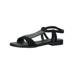 IGI&CO IGI & CO Damen Riemchensandale "IGI & CO Sandalen Leder", Gr. 37, schwarz, Leder, Schuhe