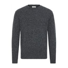 Casual Friday Herren Strickfleece-Pullover "Strickpullover CFANTE"schwarz beauty melange, Gr. L, Obermaterial: 70% Wolle mw. 25% Nylon NY. 5%