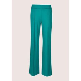 Madeleine Mode MADELEINE Damen Schlupfhose "Jerseyhose Elegante Stoffhose mit weitem Bein"petrol, Gr. 36, Obermaterial: 67% Viskose CV. 27% Polyamid PA. 6% Elasthan