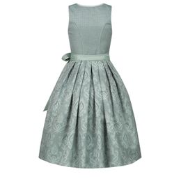 N&uuml;bler N&Uuml;BLER Damen Dirndl "Dirndl Midi Lorna"gr&uuml;n, Gr. 38, Obermaterial: 50% Polyester PES. 50% Viskose CV., Kleider