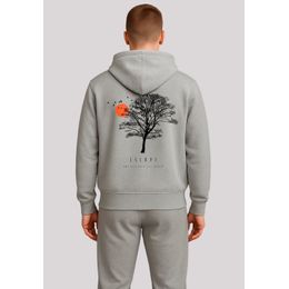 F4NT4STIC Herren Kapuzenpullover "Escape Discover the World Tree Birds", grau, Gr. S, Obermaterial: 80% Baumwolle, 20% Polyester, Pullover, Premium
