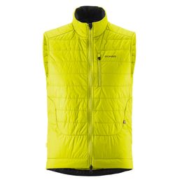 Gonso Herren Funktionsweste "Trail Vest Primaloft M", gelb, Gr. S, 100% Polyester, Westen, wattierte atmungsaktive Herren Weste, hohe Wärmeisolation