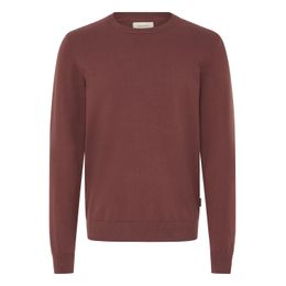 Blend Herren Strickfleece-Pullover "Strickpullover BHBRYAN"hot chocolate, Gr. XL, Obermaterial: 70% Baumwolle CO. 30% Nylon NY., Pullover