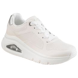Skechers Damen Sneaker "UNO ICON", Gr. 36, wei&szlig;, Leder, Schuhe, Schn&uuml;rschuh, Freizeitschuh in bequemer Form