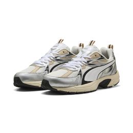 Puma Damen Sneaker "Milenio Tech Sneakers Erwachsene", Gr. 36, silber, Obermaterial: Textil, Synthetik. Futter: Textil. Innensohle: Textil.