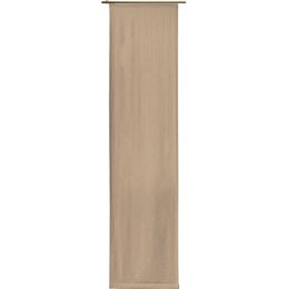 Schiebegardine WIRTH, B:60cm H:245cm, grau, Jacquard, Polyester, Wohnzimmer, Gardinen, "Westport"