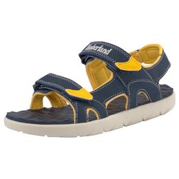 Timberland Kinder Sandale "PERKINS ROW BACKSTRAP SANDAL", Gr. 37, blau, Synthetik, Schuhe, mit Klettverschluß