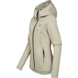 Ragwear Damen Kapuzensweatjacke "Lyshka", gelb, Gr. XXXL, Sweatware, Material: 95% Polyester, 5% Elasthan, Sweatjacken, Sportliche weiche und