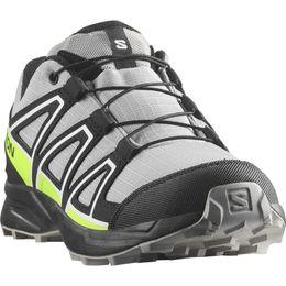 Salomon Kinder Wanderschuh "SPEEDCROSS WP J", Gr. 32, gr&uuml;n, Synthetik, Textil, Schuhe, wasserdicht