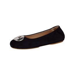 Peter Kaiser Damen Ballerina "Peter Kaiser Ballerinas Veloursleder", Gr. 40, blau, Veloursleder, Schuhe