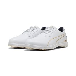 Puma Herren Golfschuh "Puma Royale Players Golfschuhe Herren", Gr. 44,5, gelb, Obermaterial: Textil, Kuhleder; Futter: Textil, Synthetik, Kuhleder;
