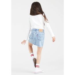 LEVI'S KIDS M&auml;dchen Langarmshirt "LS BATWING TEE", rot, Gr. 3, bedruckt, Jersey, Obermaterial: 100% Baumwolle, Shirts, mit Logo Print for GIRLS