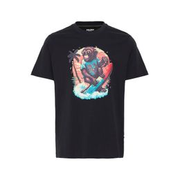 Blend Herren Rundhalsshirt "Rundhalsshirt BHJessy", schwarz, Gr. S, Obermaterial: 100% Baumwolle CO., Shirts