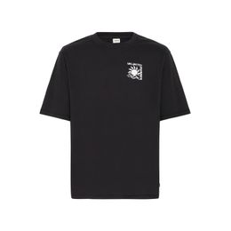 !Solid SOLID Herren Rundhalsshirt "Rundhalsshirt SDOdaniel", schwarz, Gr. M, Obermaterial: 50% Baumwolle CO. 50% Polyester PES., Shirts