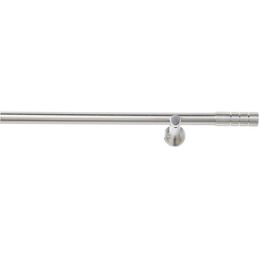 Vorhangstange GOOD LIFE, L:320cm &Oslash;:20mm, silber, Metall, Gardinenstangen, "Ranura"