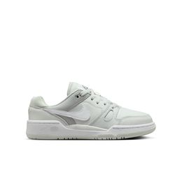 Nike Sportswear Kinder Sneaker "FULL FORCE LO (GS)", Gr. 40photon dust, weiß, lt smoke grau, Leder, Synthetik, Schuhe