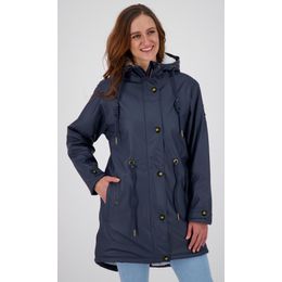 ANKERGLUT Damen Regenjacke "Friesennerz ankerglutliebe WOMEN", blau, Gr. 36, Obermaterial: 100% Polyurethan; Futter: 100% Polyester, Jacken, auch in