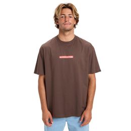 Quiksilver Herren T-Shirt "Dna Clicker", braun, Gr. M, 100% Baumwolle, Shirts