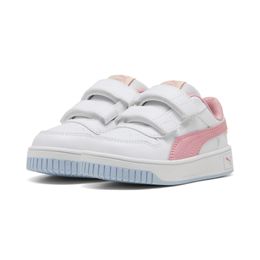 Puma Kinder Sneaker "Carina Street Sneakers Mädchen", Gr. 21, weiß, Obermaterial: Synthetik, Leder; Futter: Textil; Innensohle: Textil; Laufsohle: