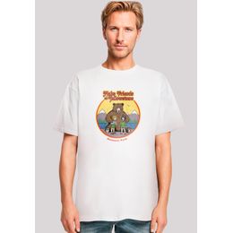 F4NT4STIC Herren T-Shirt "US National Parks Make Friends At Yellowstone", wei&szlig;, Gr. XL, Obermaterial: 100% Baumwolle, Shirts, Premium Qualit&auml;t