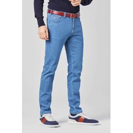 MEYER Herren 5-Pocket-Jeans "Dublin", beige, Gr. 29, unifarben, 62% Baumwolle, 18% Lyocell, 18% Polyester, 2% Elasthan, Jeans, mit Super-Stretch