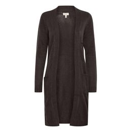 oxmo Damen Strickjacke "Strickjacke OXCabba", schwarz, Gr. M, Obermaterial: 100% Polyacryl PAN., Strickjacken