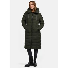 Navahoo Damen Winterjacke "Mondmaedchen", gr&uuml;n, Gr. XL, Obermaterial: 100% Polyester; Innenseite: 100% Polyester, Jacken, Extra langer Schnitt mit